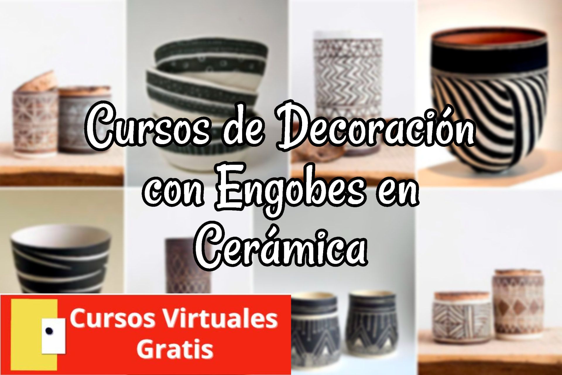 Cursos de Decoración con Engobes en Cerámica - Cursos Virtuales Gratis